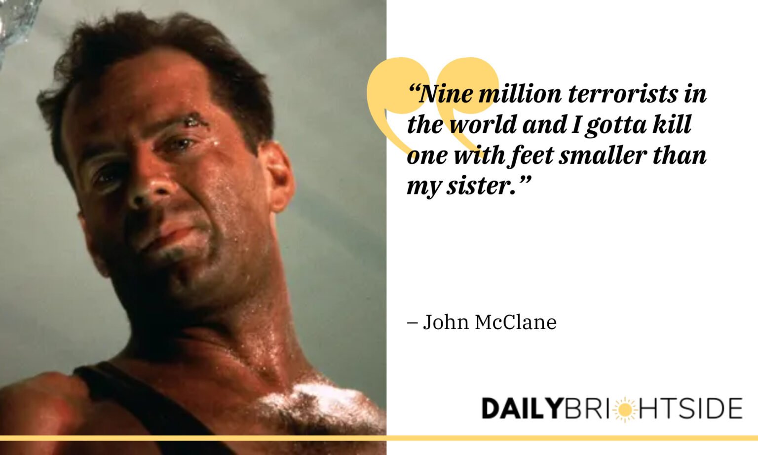Die Hard quotes From the 1980s Action Film – Daily Brightside