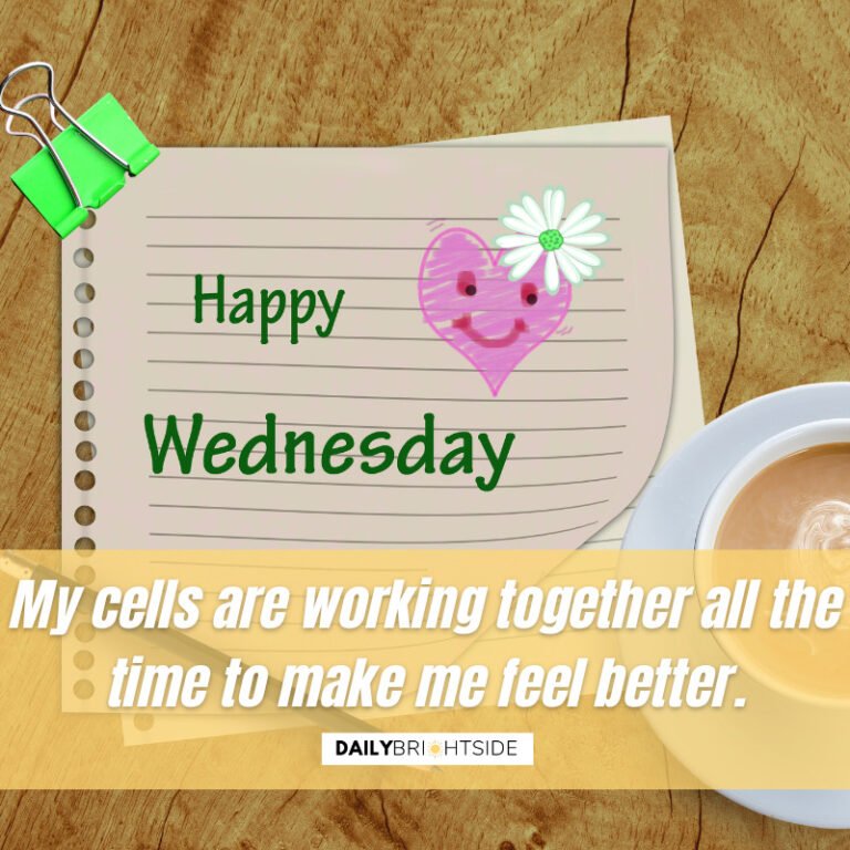 Positive Wednesday Affirmations For A Midweek Boost Of Energy | Daily ...