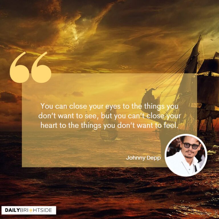 Johnny Depp Quotes from the Man Who Played Your Favorite Pirate | Daily ...